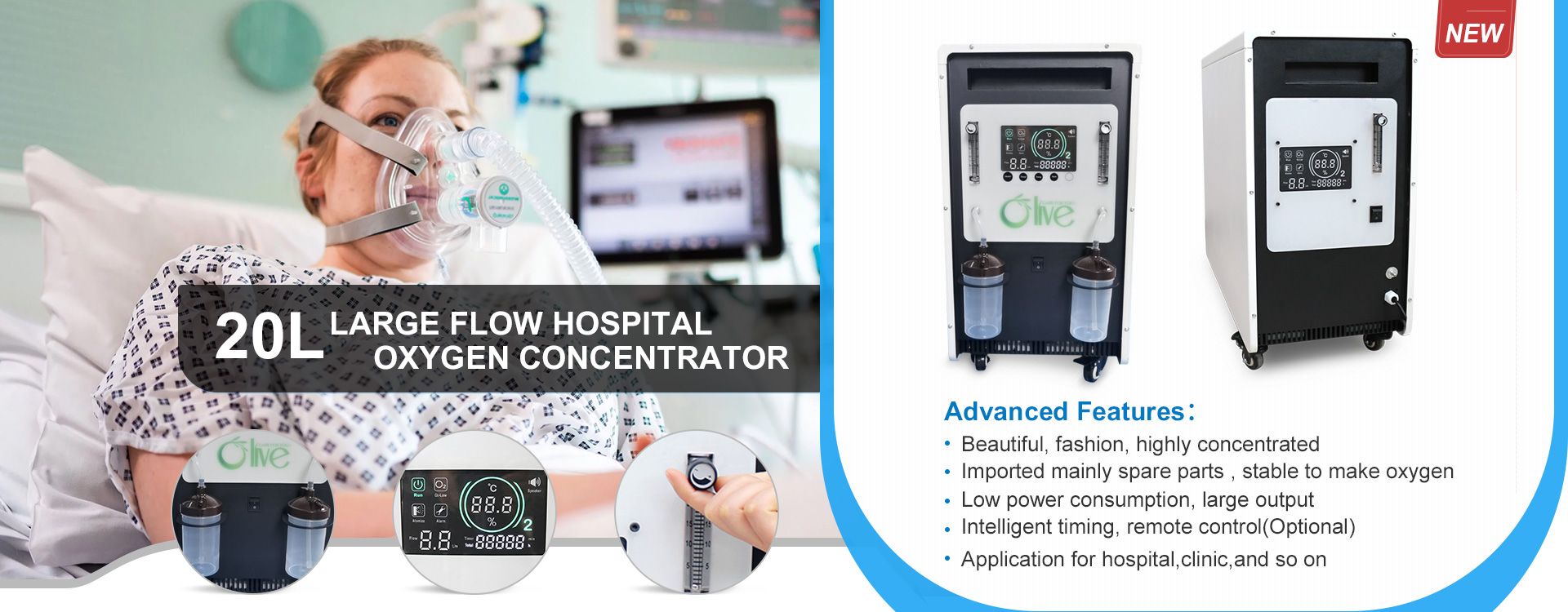 Olive Medical Oxygen Concentrator | Wholesale Oxygen Concentrator Supplier