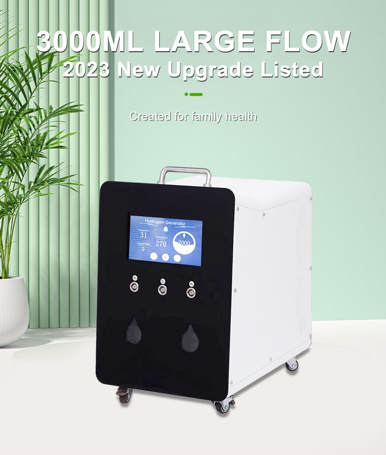 3000ml High Flow Hydrogen Breathing Machine Browns Gas Factory China