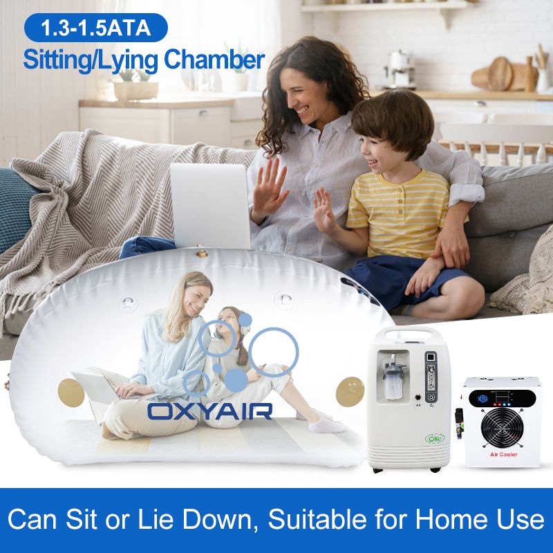1.5ATA TPU Egg-shaped HBOT Hyperbaric Oxygen Chamber For Two Persons