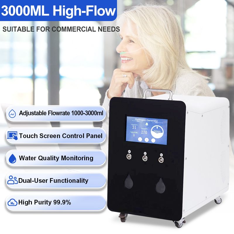 3000ml High Flow Hydrogen Breathing Machine Browns Gas Factory China