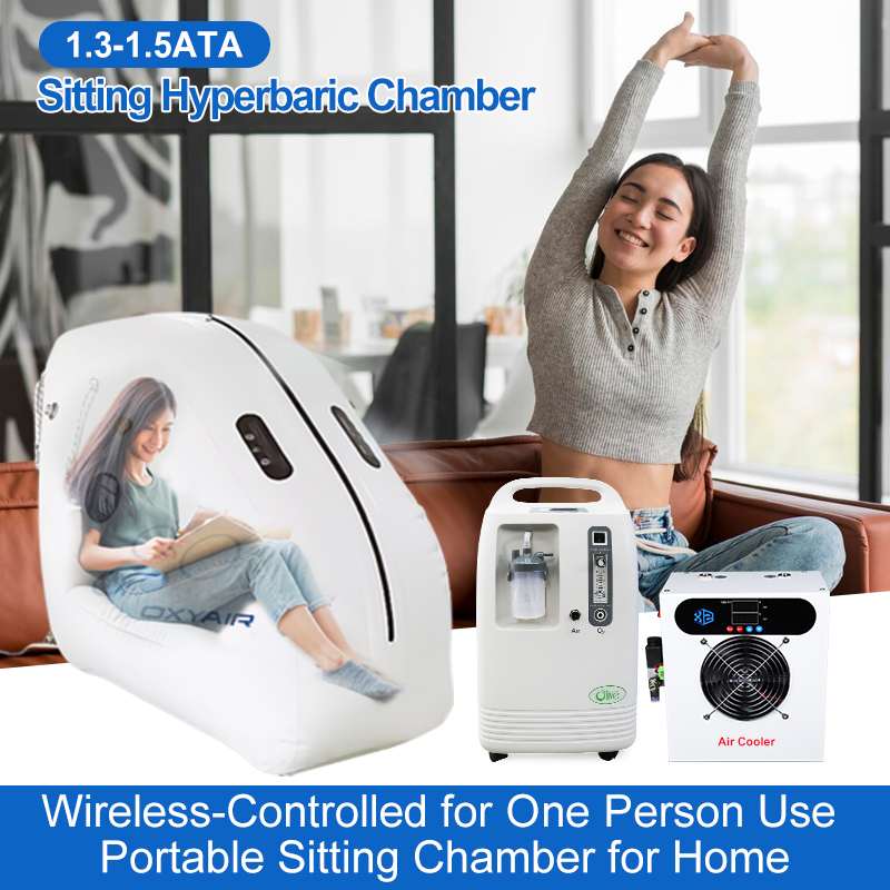 1.5ATA Portable Soft Sitting Hyperbaric Chamber One Person Use for Home